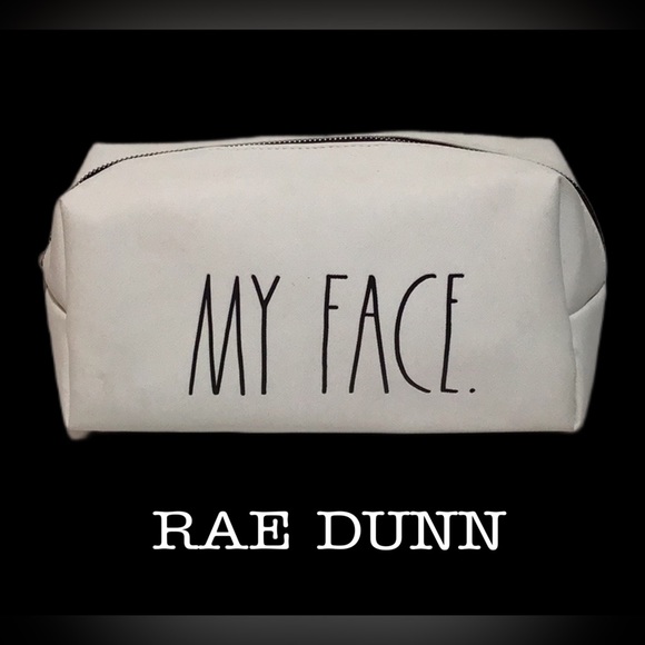 Rae Dunn | Bags | Rae Dunn My Face Cosmetics Pouch | Poshmark
